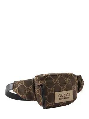 Gucci Gg Monogram Belt Bag - Green