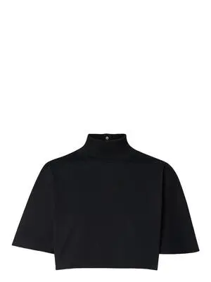 ALAÏA Alaïa Cotton Jersey Turtleneck T-Shirt