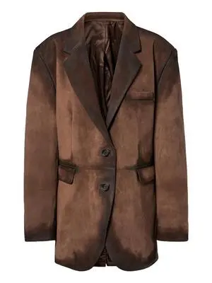 Acne Studios Suede Blazer - Brown