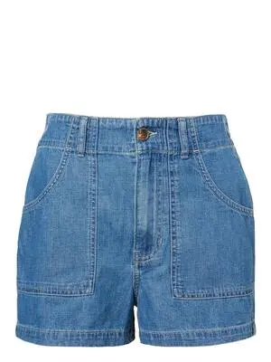 Veronica Beard Sally Denim Shorts - Blue