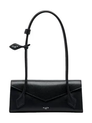 Alaïa Le Teckel Small Leather Shoulder Bag - Black