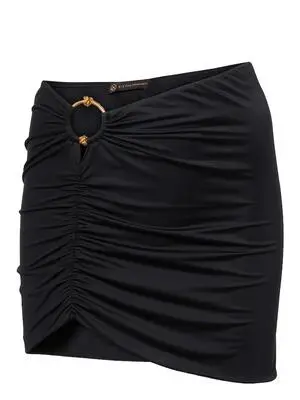 VIX PAULA HERMANNY Embellished Mini Skirt - Black