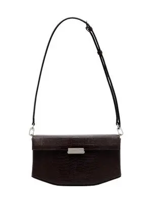 TOTEME Small Leather Shoulder Bag - Brown