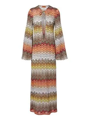 Missoni Wave Lamé Beach Dress - Multicoloured