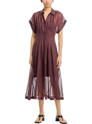 BOSS Boss Davinata Midi Shirt Dress