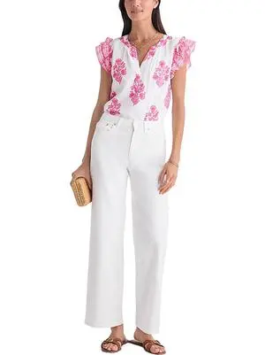 Vineyard Vines Adare Top With Print - Floral
