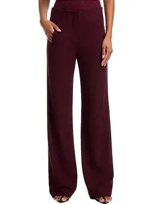 Veronica Beard Veronica Beard Jude Pants - Wide Leg Tailored Trousers Raisin