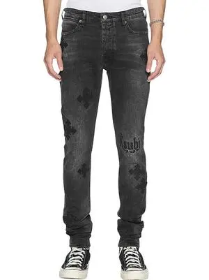 Ksubi Van Winkle Skinny Fit Jeans - Black