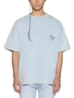 Ksubi Stellar Ekcess Ice Mist Logo T-shirt - Blue