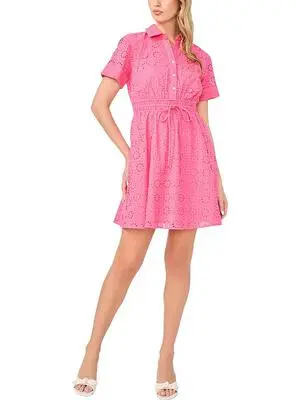 CECE DUPRAZ CeCe Drawstring Waist Mini Dress