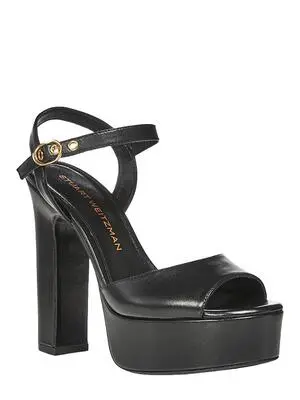 STUART WEITZMAN Stuart Weitzman Reade Platform Sandals Black