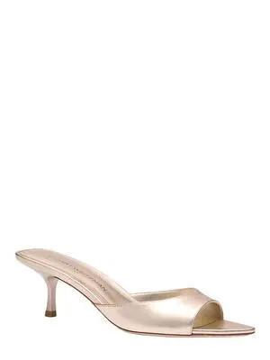 STUART WEITZMAN Lexington 50 Mules - Light Gold