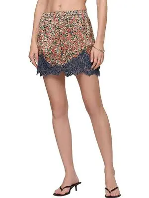 RE/DONE Alexia Slip Skirt - Aperol