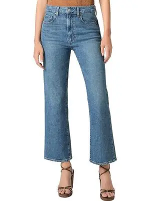 Paige Stevie High Rise Ankle Bootcut Jeans - Exposition