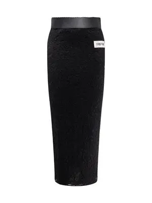 Dolce & Gabbana Lace Midi Skirt - Multicolor