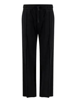 Dolce & Gabbana Jogging Stretch Virgin Wool Trousers - Multicolor