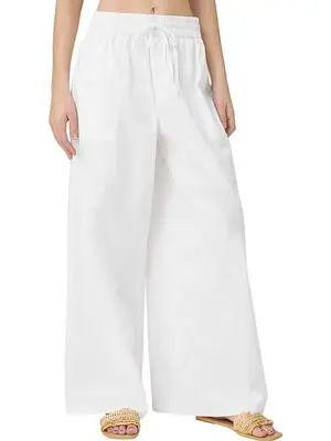 Splendid Mallory Poplin Pants - White