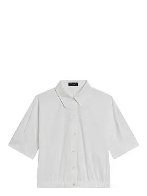 Theory Theory Button Front Shirt White