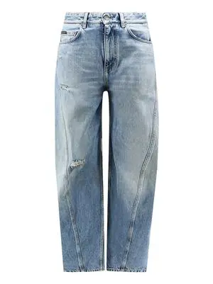 Dolce & Gabbana Distressed Denim Jeans - Blue