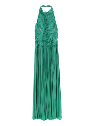 Costarellos Lurex Georgette Long Dress - Multicolor