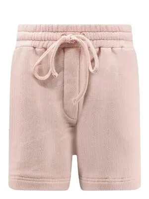 Dolce & Gabbana Cotton Shorts With Embroidered Logo - Multicolor