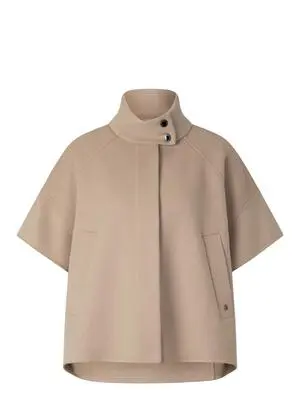 Bogner Cape Venice In Double-faced Wool - Camel