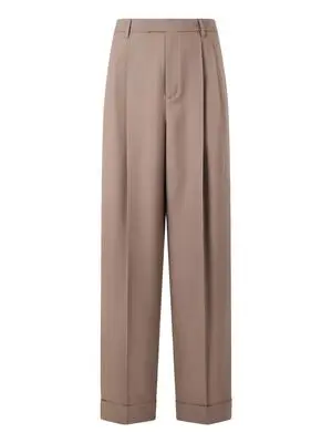 Valentino Garavani Tailored Wool Trousers - Neutrals