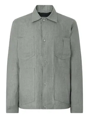 Rag & Bone Calder Linen Jacket - Gray