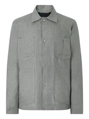 Rag & Bone RAG & BONE Calder Linen Jacket Gray