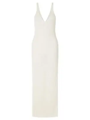 Balmain Crocheted Maxi Dress - Neutrals
