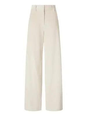 Brunello Cucinelli Cotton Wide-leg Trousers - Neutrals