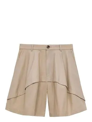 Loewe Paneled Shorts - Beige