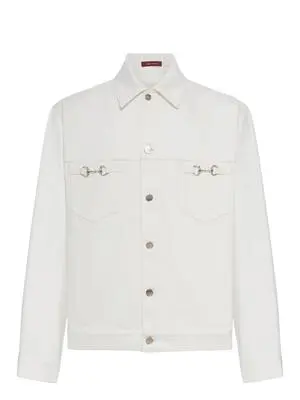 GUCCI GUCCI Denim Jacket With Horsebit Detail