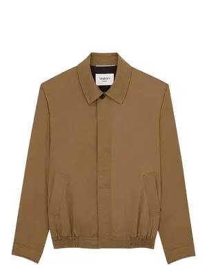SAINT LAURENT Saint Laurent Cassandre Cotton Jacket