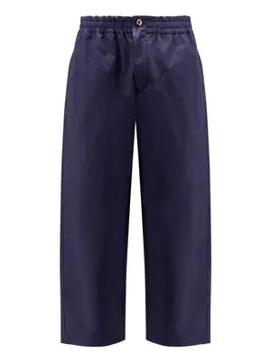 Moncler X Gilga Farm Donald Glover Cotton Blend Trousers - Blue