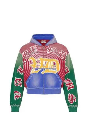 VALE FOREVER Looney Tunes Graphic Zip Up Hoodie - Multicolor