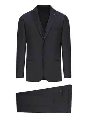 Tagliatore Bruce Tailored Wool Suit - Multicolor