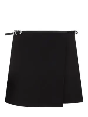 Givenchy Mini Wrap Skirt - Black