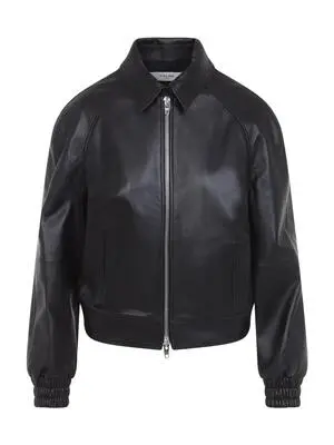 Celine Lamb Leather Jacket - Black