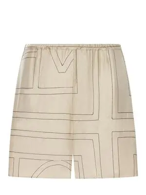 TOTÊME TOTEME Silk Shorts