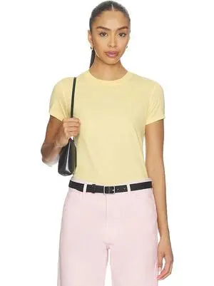 FRAME The Vintage Baby Tee - Lemon