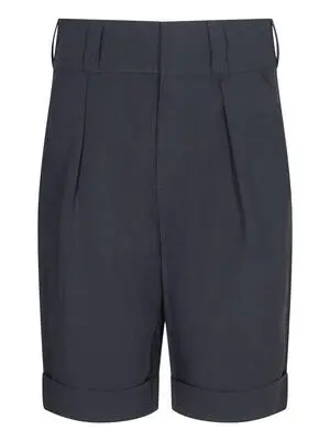 GUNDA HAFNER LTD Tailored Turn-up Shorts - Grey