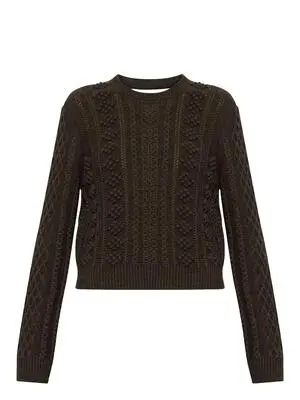 JIL SANDER Jil Sander Wool Sweater With Decorative Knit