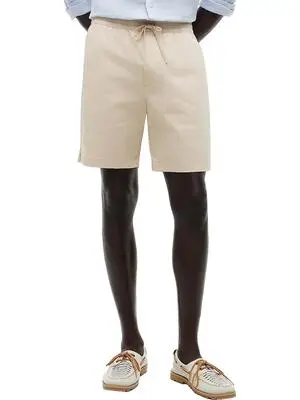 Tommy Hilfiger Garment-washed Stretch Cotton Shorts - Casablanca