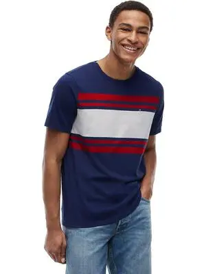 Tommy Hilfiger Block Stripe T-shirt - Navy