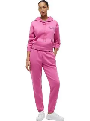Tommy Hilfiger Monotype Heathered Sweatpant - Petal Red