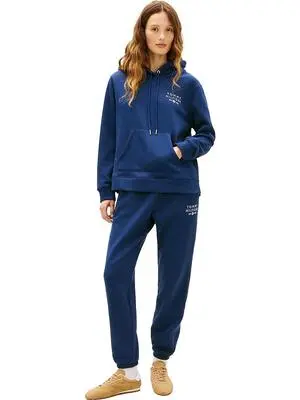 Tommy Hilfiger Heathered Fleece Sweatpants - Preppy Navy