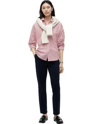 Tommy Hilfiger Slim Fit Chinos With Stretch Cotton Blend - Navy