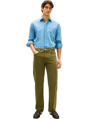 Tommy Hilfiger Garment-dyed Regular Straight Jean - Dark Artichoke
