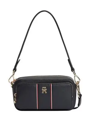 Tommy Hilfiger Signature Stripe Crossbody Bag - Space Blue